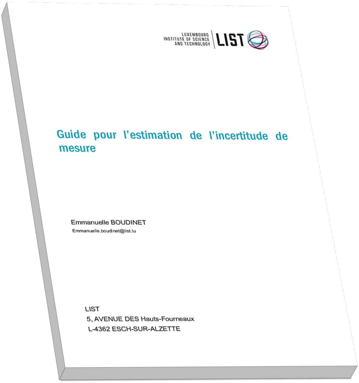 Métrologie - Un guide sur l’incertitude de mesure rédigé par le LIST ...