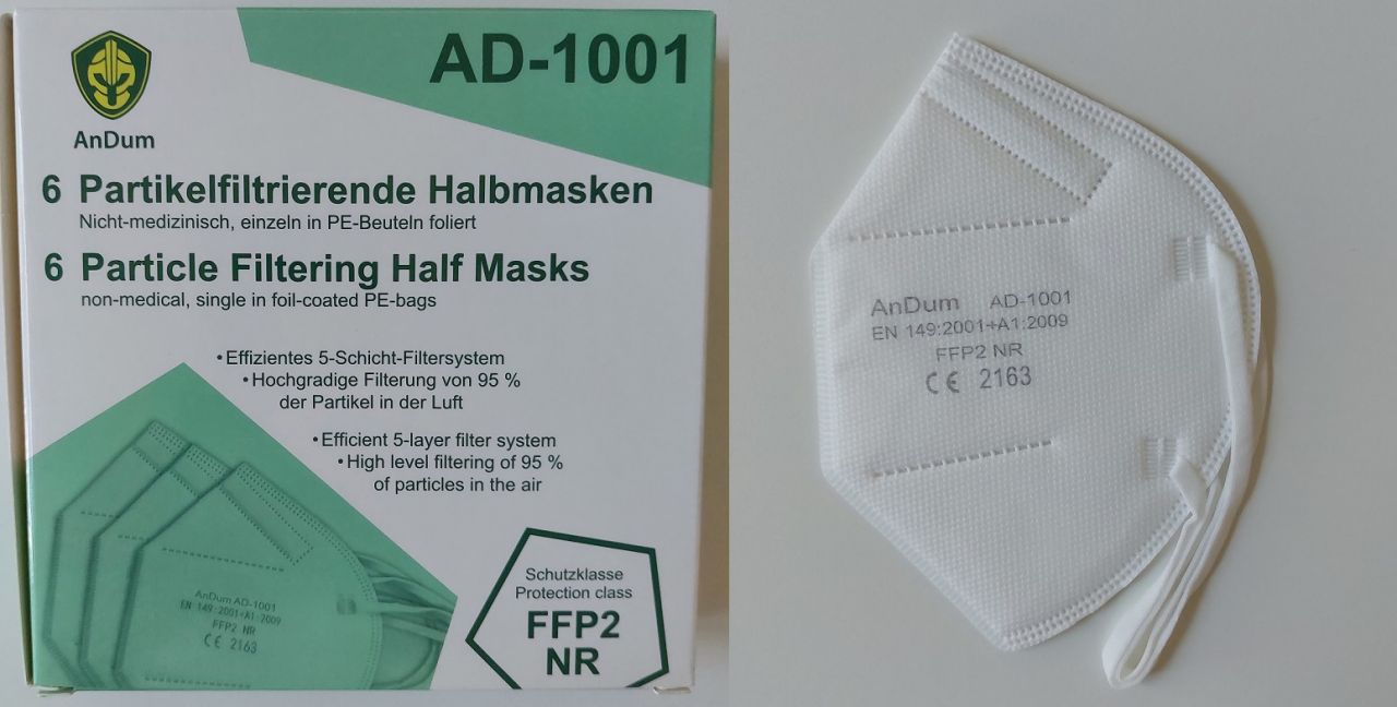 Avertissement de sécurité et rappel d’un produit : Masque de protection ...